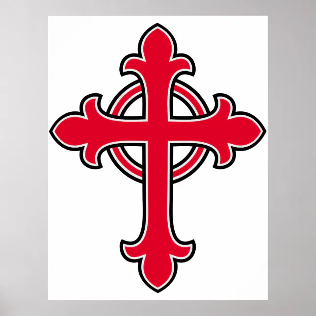 Christian cross poster | Zazzle
