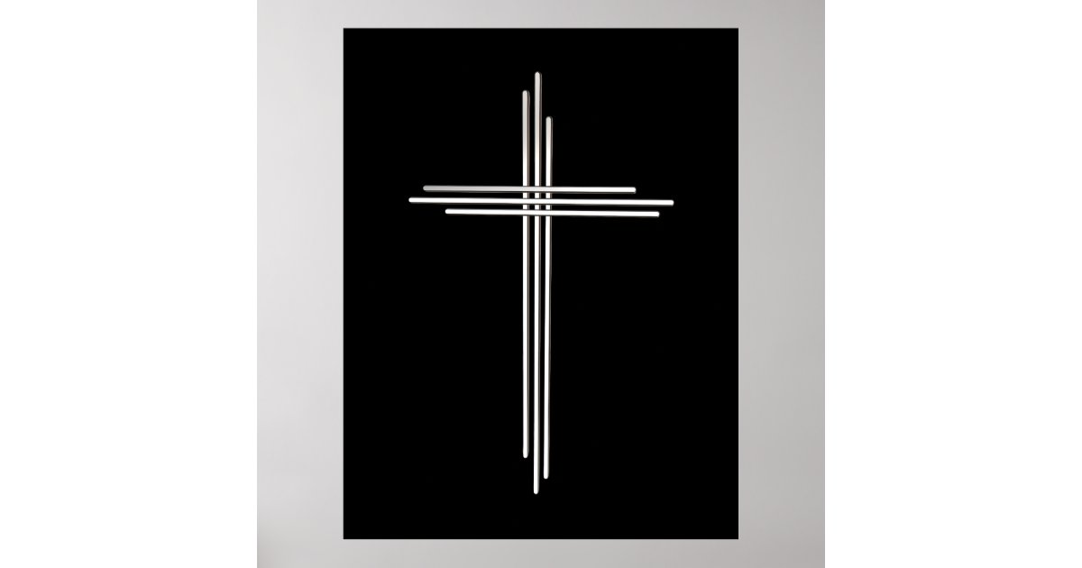 Christian cross poster | Zazzle