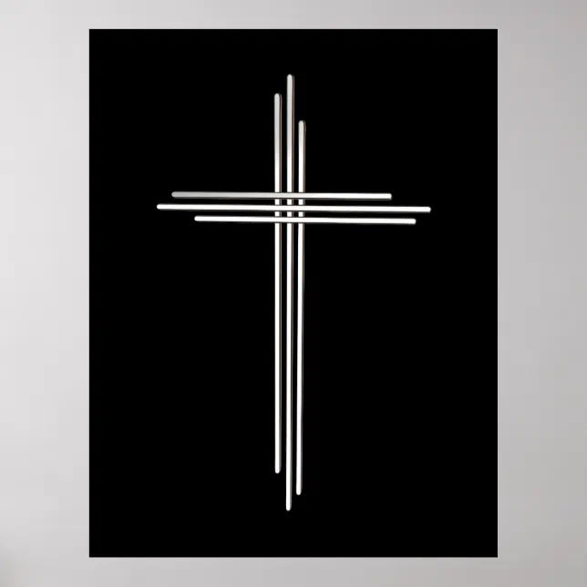Christian cross poster | Zazzle