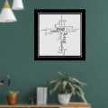 Christian cross poster | Zazzle