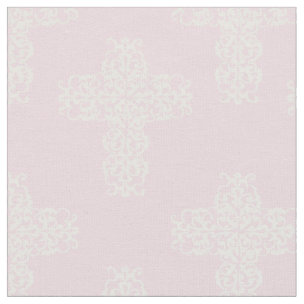 Christian Cross Pattern Fabric | Zazzle