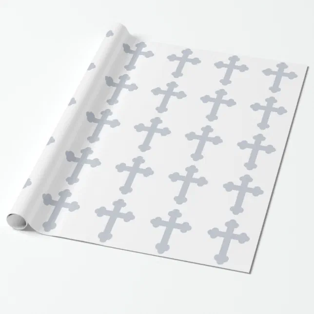 Christian Cross Wrapping Paper | Zazzle