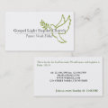 Christian Dove Pastor Christianity Card | Zazzle