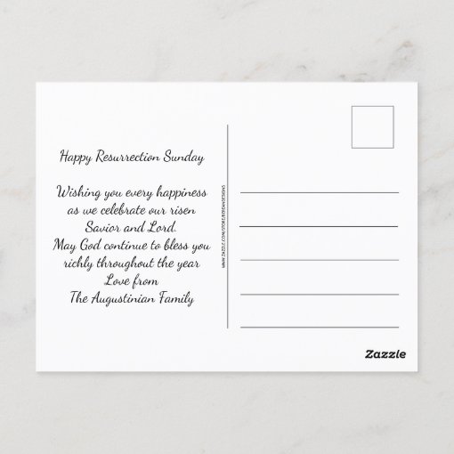 Christian Easter ALL ABOUT JESUS Resurrection Postcard | Zazzle