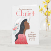 Christian Easter Scripture with African American Card | Zazzle