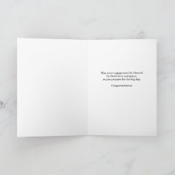 Christian Engagement Congratulations Bible Verse Card | Zazzle
