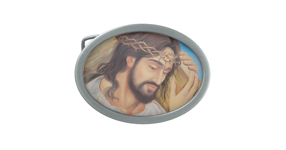 Christian Faith Jesus Christ Belt Buckle | Zazzle