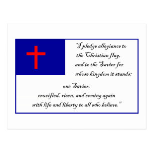 Christian Flag Pledge Words