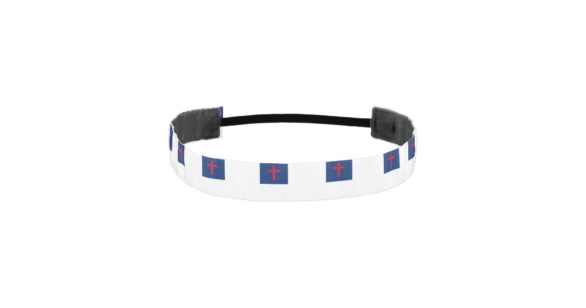 Christian flag Non-Slip Headbands | Zazzle