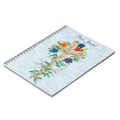 Christian Floral Cross Notebook | Zazzle