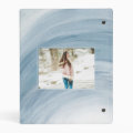 Christian Graduation Blue Watercolor Photo Mini Binder | Zazzle