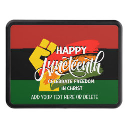 Christian HAPPY JUNETEENTH Pan African Hitch Cover | Zazzle
