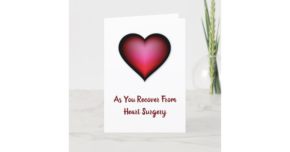 Christian Heart Surgery Get Well Card | Zazzle