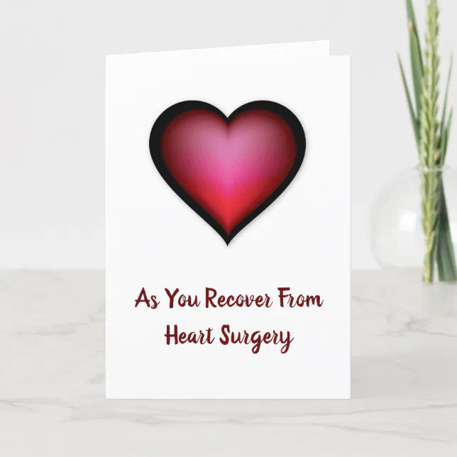 Christian Heart Surgery Get Well Card | Zazzle