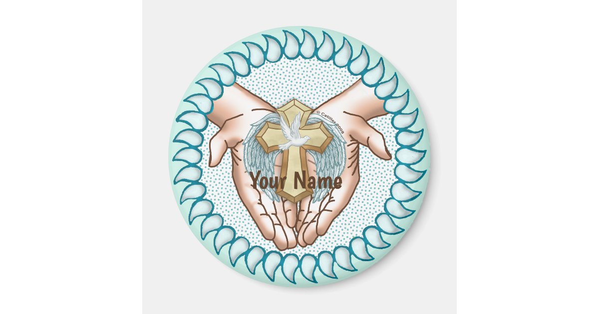 Christian Holy Spirit Hands Magnet | Zazzle