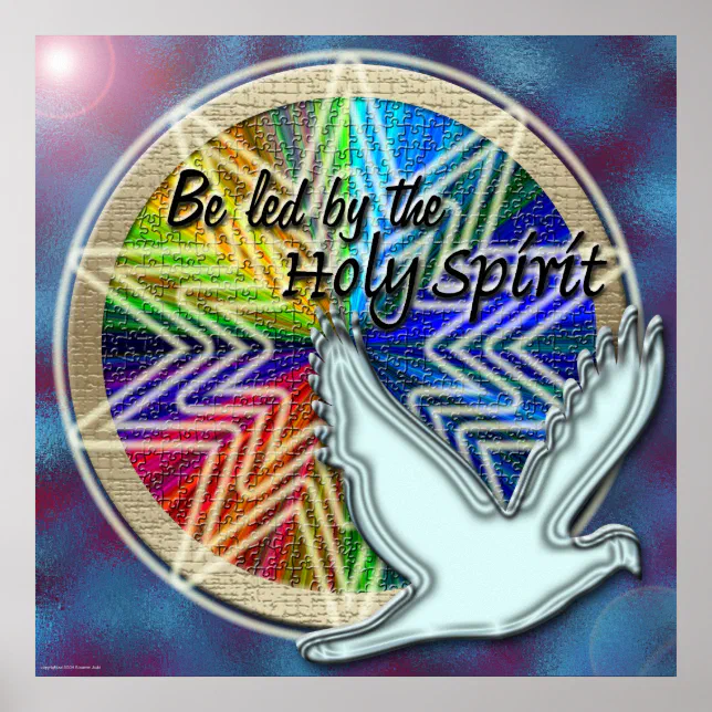 Christian Holy Spirit Themed Poster | Zazzle