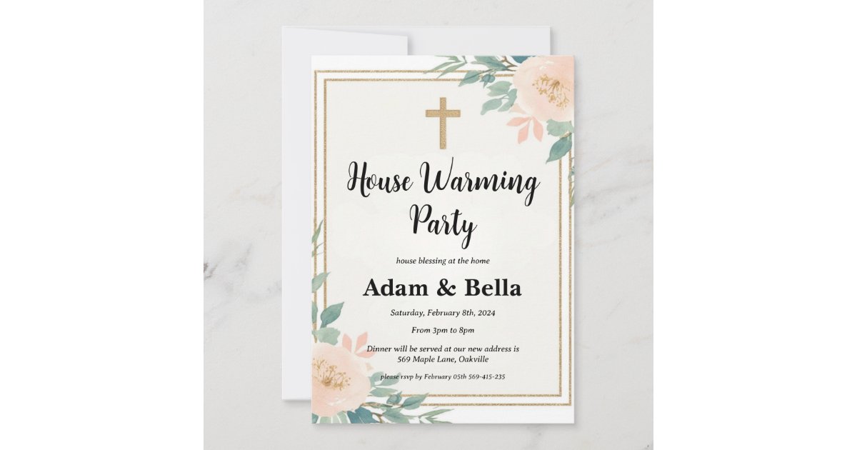 christian housewarming invitation | Zazzle