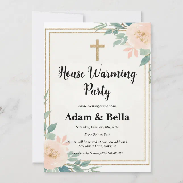 christian housewarming invitation | Zazzle