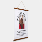 Christian IN LOVING MEMORY Photo Hanging Tapestry | Zazzle