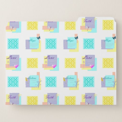 Christian Inspiration File Folder | Zazzle