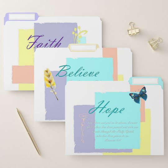 Christian Inspiration File Folder | Zazzle.com