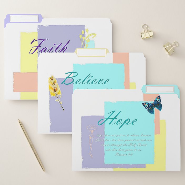 Christian Inspiration File Folder | Zazzle.com