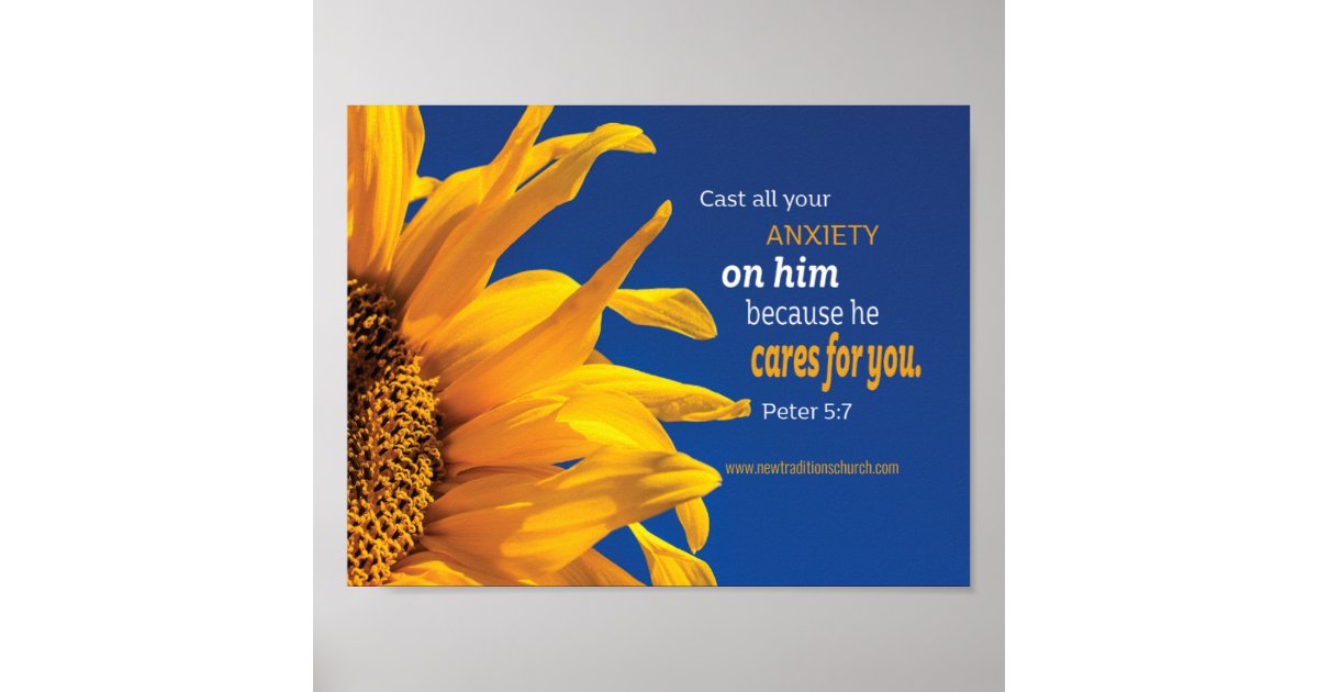 Christian Inspirational Bible Verse Quote Poster | Zazzle