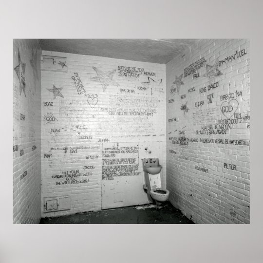 CHRISTIAN JAIL CELL GRAFFITI POSTER | Zazzle.com