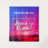 Christian JESUS IS RISEN Church Easter Tapestry | Zazzle