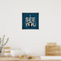 Christian Jesus is Watching you, Jesus I See You Poster | Zazzle