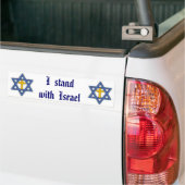 Christian Jewish Support for Israel Bumper Sticker | Zazzle