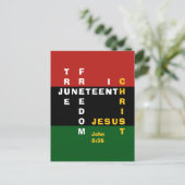 Christian JUNETEENTH Postcard | Zazzle