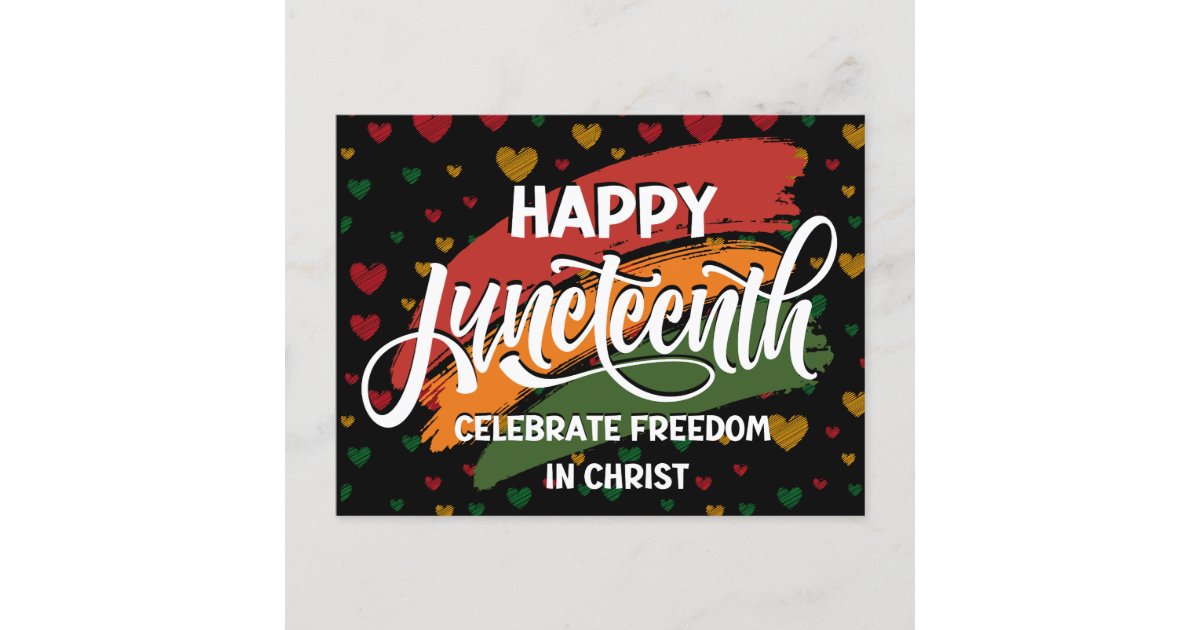 Christian JUNETEENTH Postcard | Zazzle
