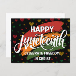 Christian JUNETEENTH Postcard | Zazzle