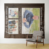 Christian Memorial Funeral Photo Remembrance Tapestry | Zazzle
