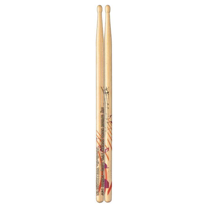 Christian MY DRUMS SHALL PRAISE YOU Customizable Drum Sticks | Zazzle.com