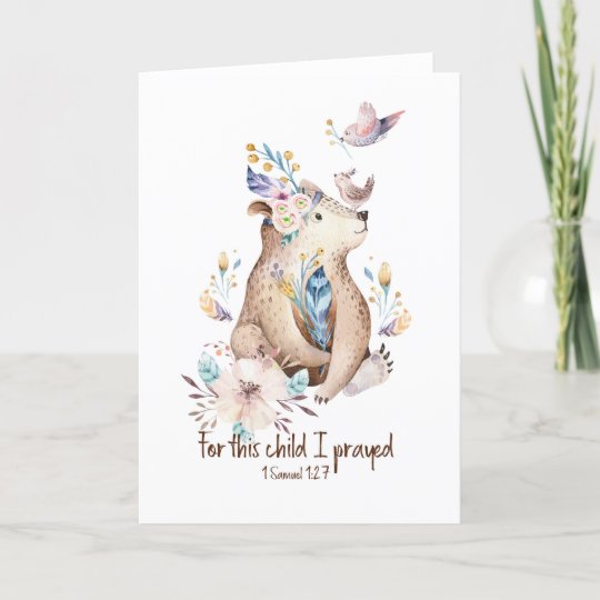 Christian New Baby Christening Card | Zazzle.com