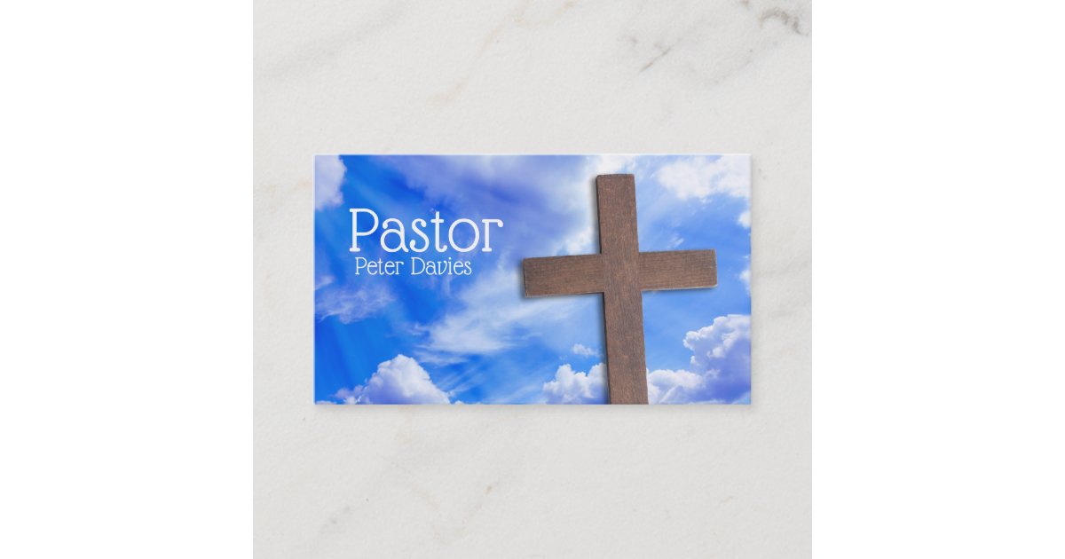 Christian Pastor, business card | Zazzle