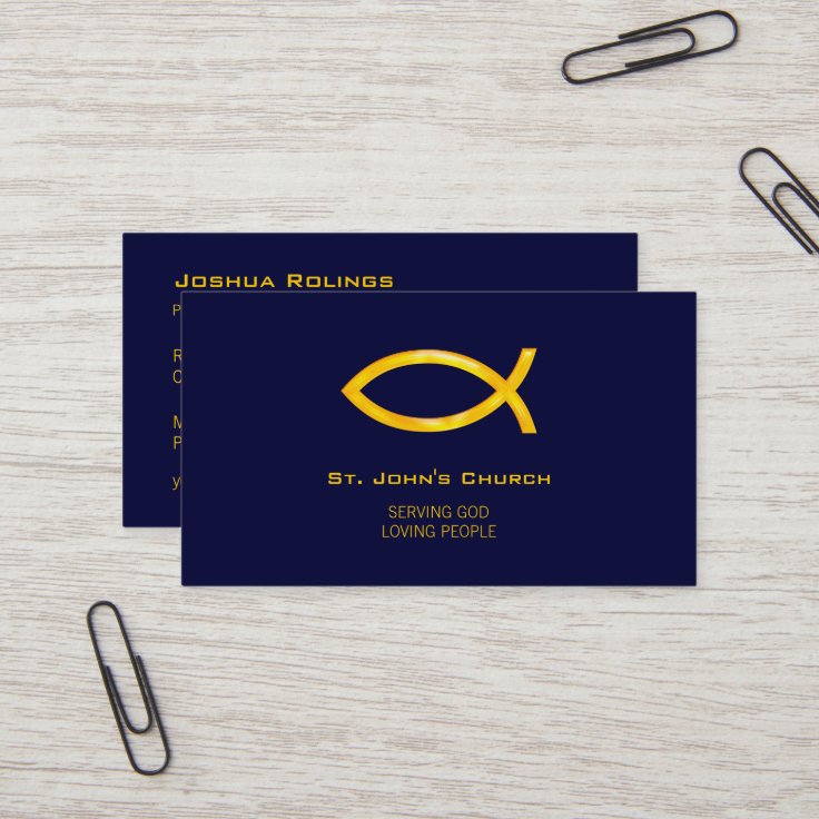 Christian | Pastor | Priest Business Card | Zazzle