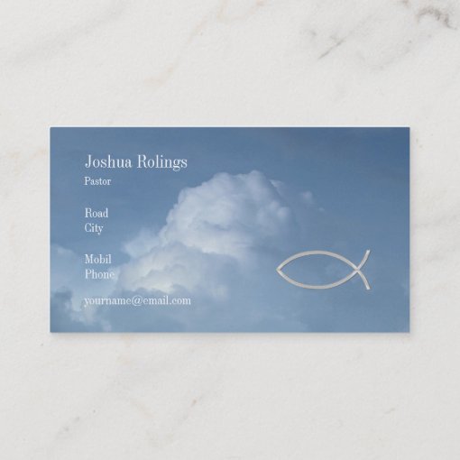 Christian | Pastor | Priest Business Card | Zazzle