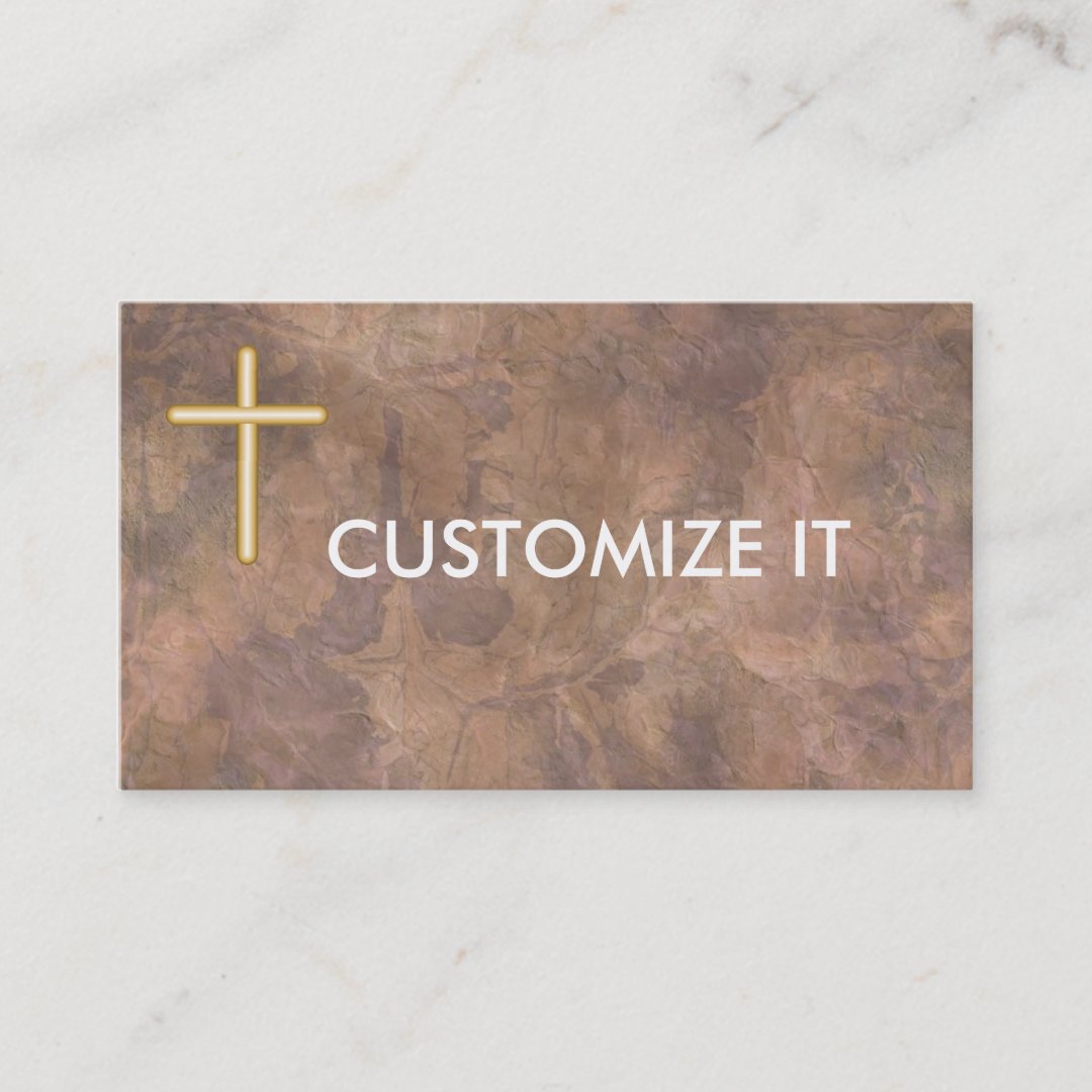Christian Personal BUSINESS CARDS | Zazzle