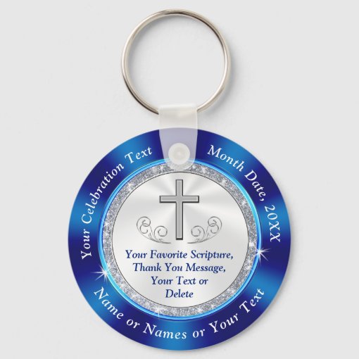 Christian Personalized, Church Favors, BULK or One Keychain | Zazzle