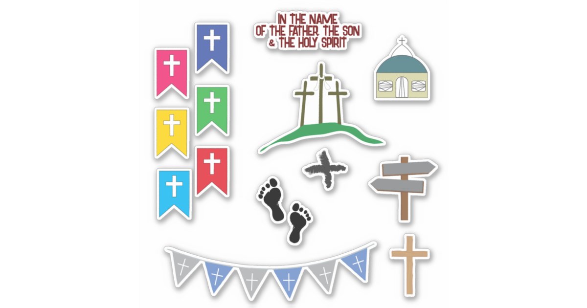 Christian Pilgrim Sticker | Zazzle