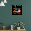 Christian Poster Violin Inspirational Saying | Zazzle