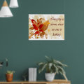 Christian Poster with Inspirational Saying | Zazzle