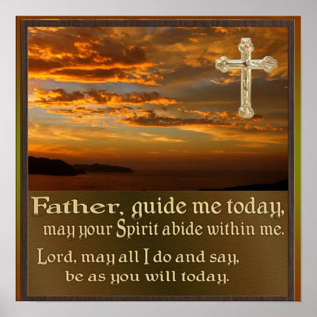 christian prayer poster | Zazzle