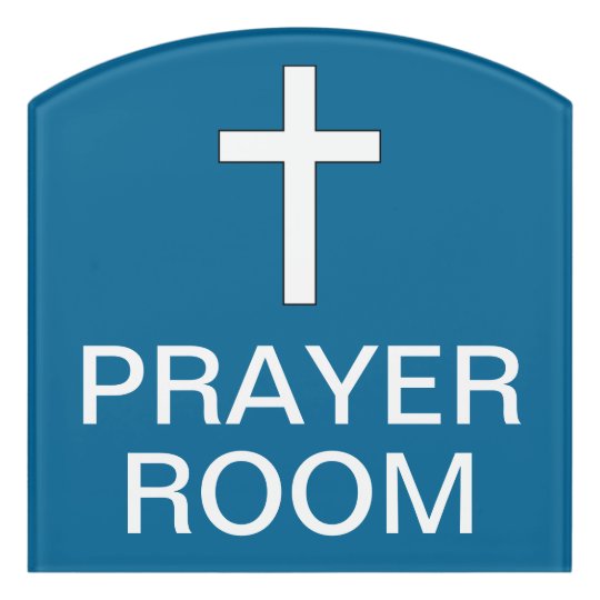 Christian Prayer Room Door Sign | Zazzle.com
