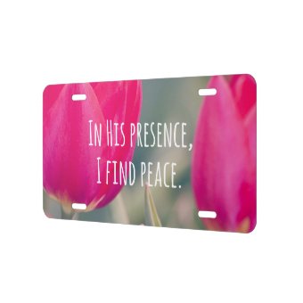 Christian Quote Car Tag License Plate | Zazzle