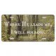 Christian Quote License Plate | Zazzle