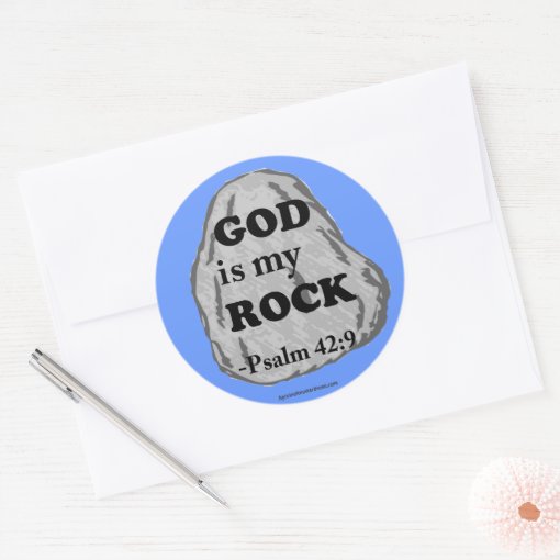 Christian Quotes Classic Round Sticker | Zazzle